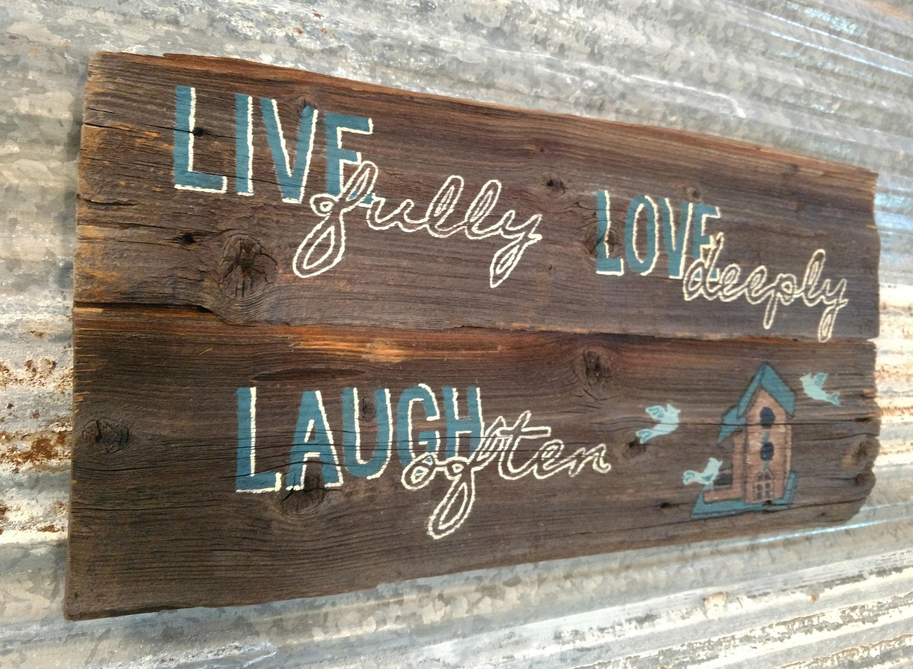 Live Fully Love Deeply Laugh Often Marriage Family Friends - Etsy