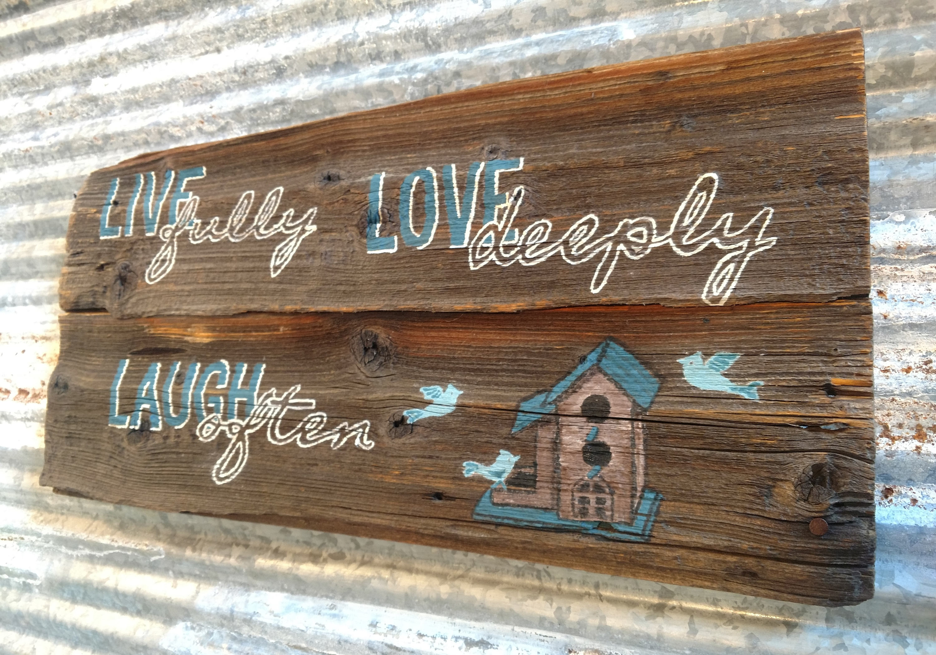 Live Fully Love Deeply Laugh Often Marriage Family Friends - Etsy