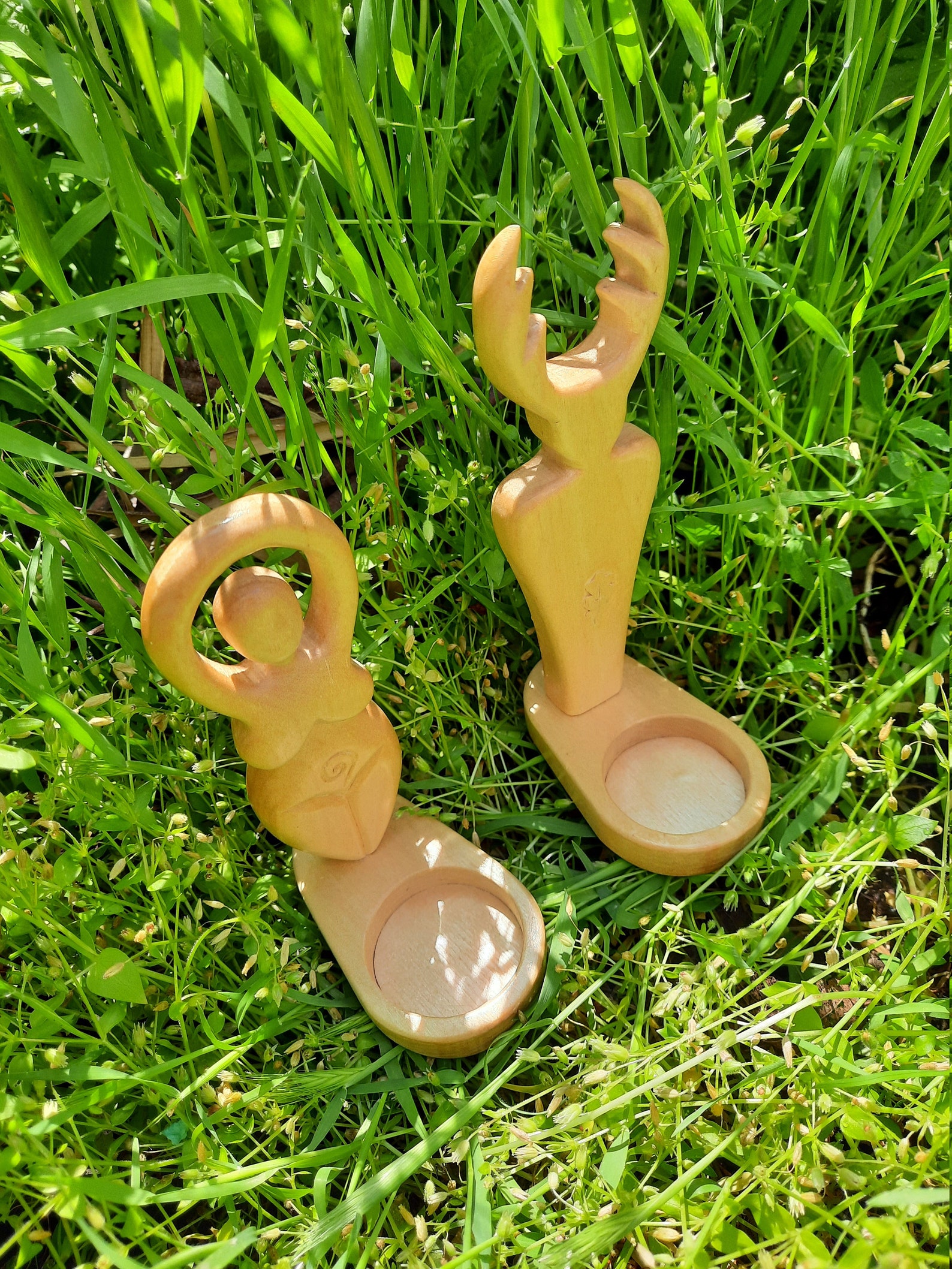 Altar Wooden Fertility Divine Couple Wiccan Pagan Goddess and - Etsy