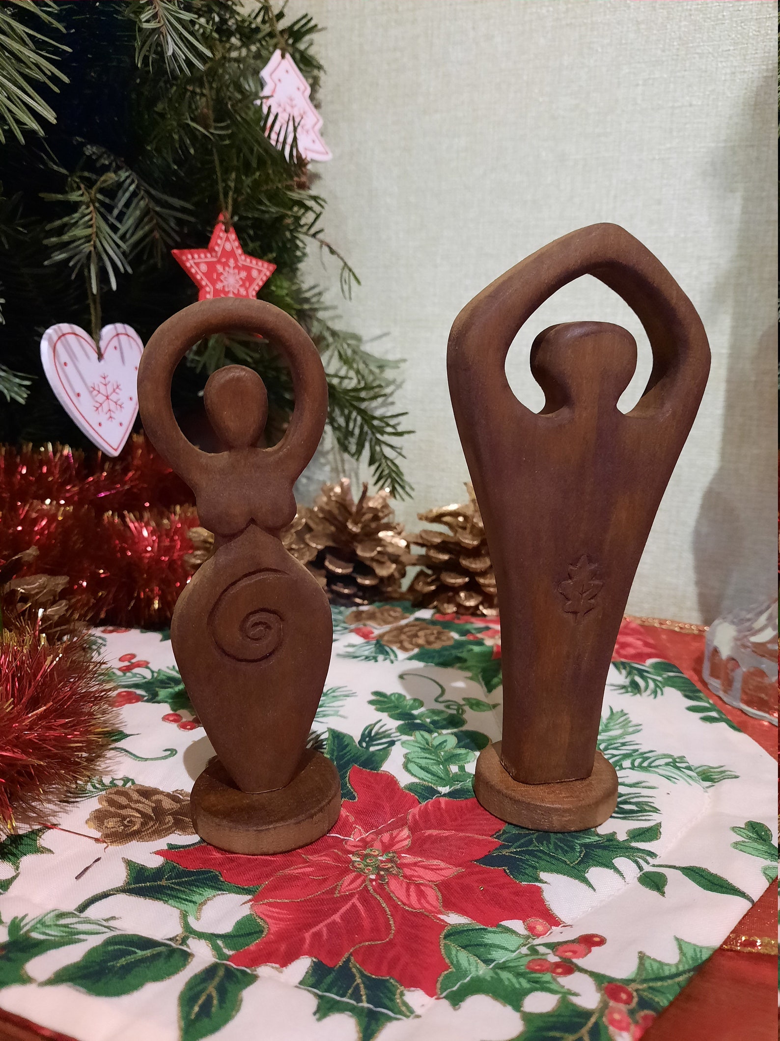 Altar Wooden Fertility Divine Couple Wiccan Pagan God and - Etsy