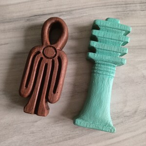 The Knot of Isis Tyet and the Spine of Osiris Djed Egyptian Symbols - Etsy