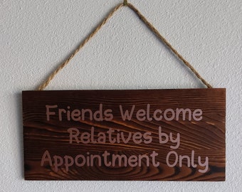 Family by Appointment Sign - Etsy