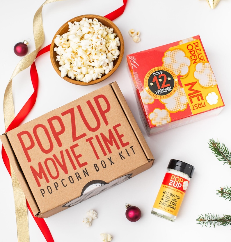 MOVIE TIME POPCORN Kit - (real Butter Microwave Popcorn) - Etsy