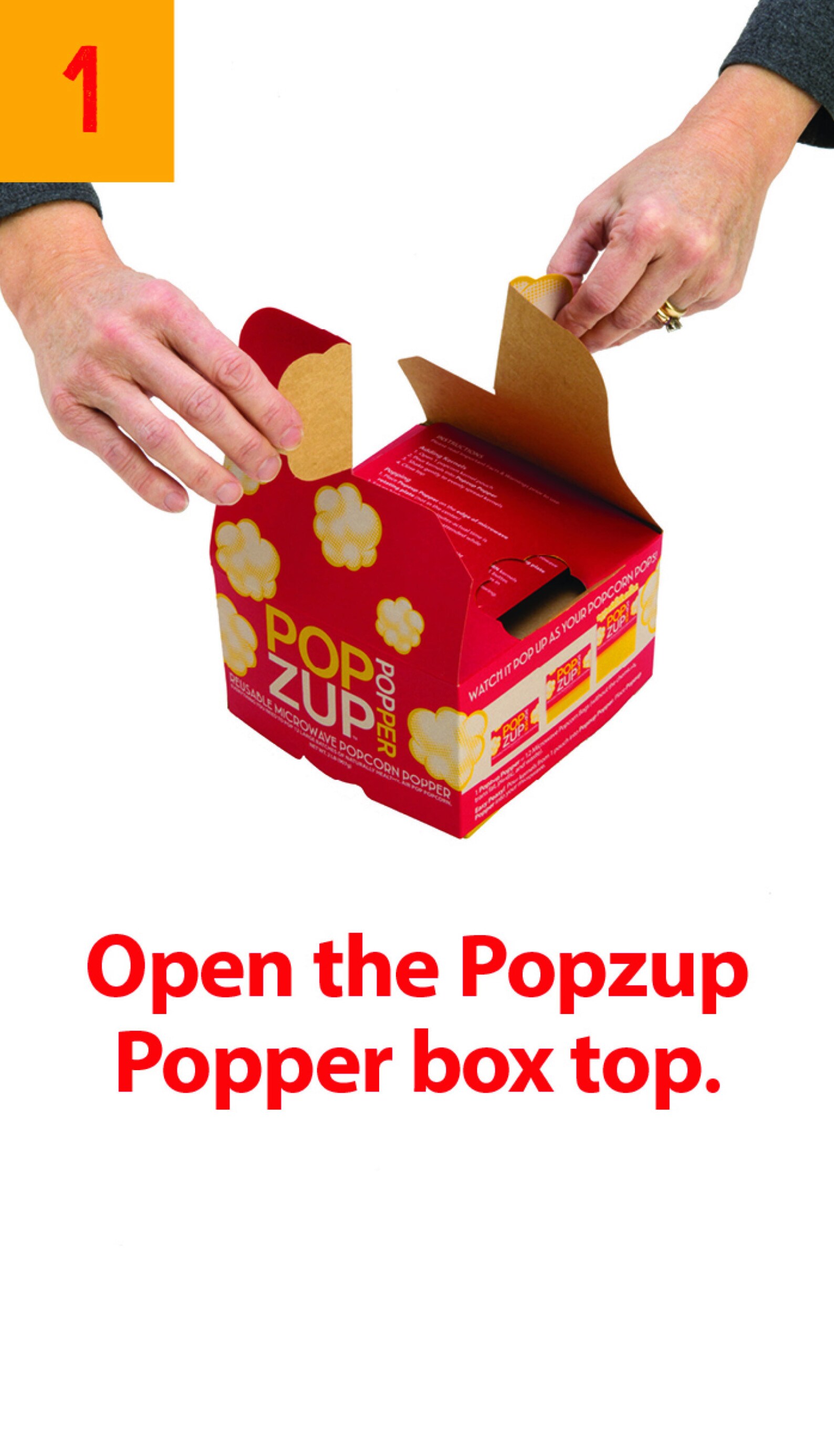 Popzup Microwave Popcorn- Fun, Delicious, Totally Chemical Free! Makes ...