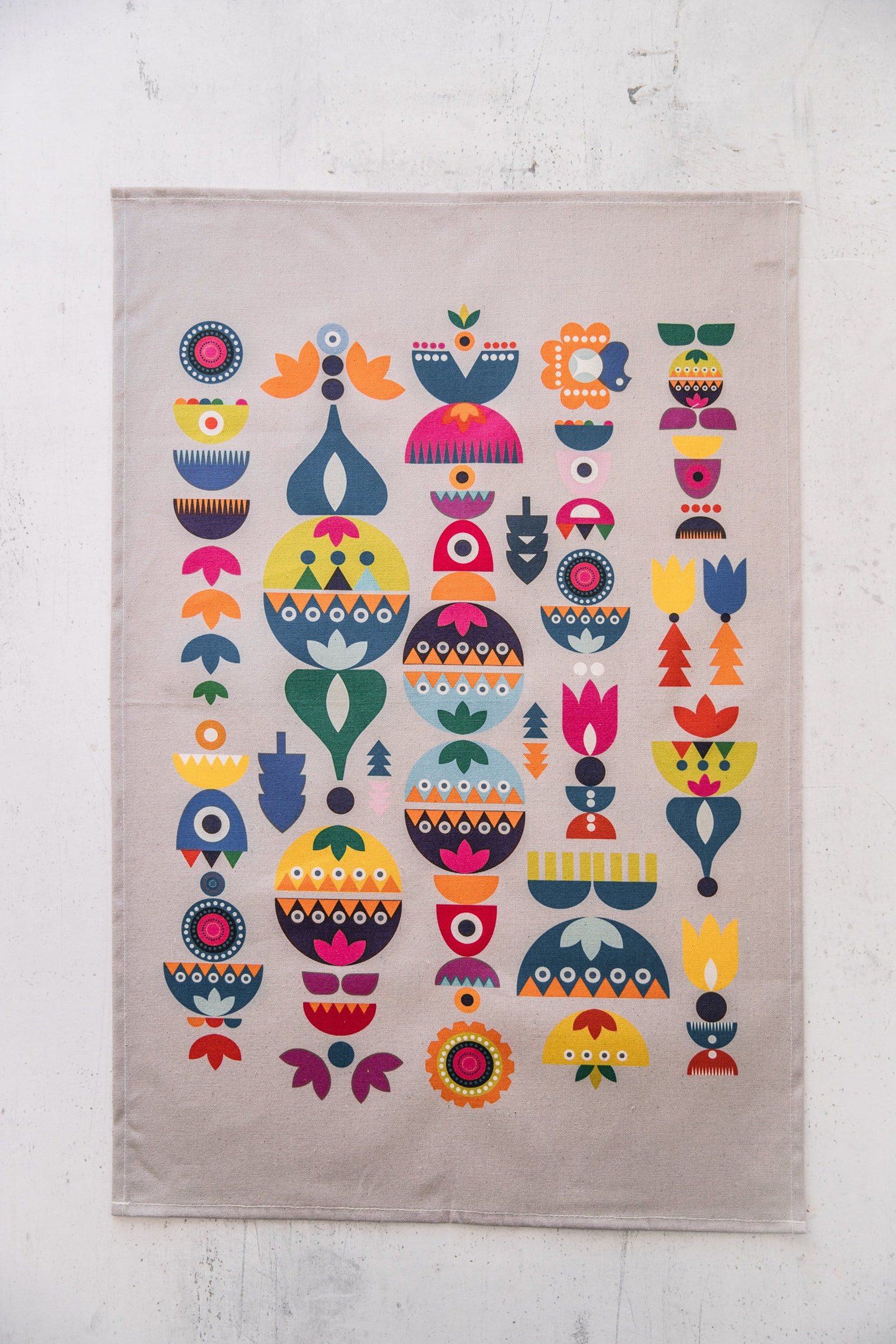 Nordic Print Kitchen Apron Scandinavian Pattern Apron | Etsy