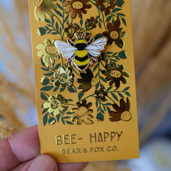 Bee Pins - Etsy
