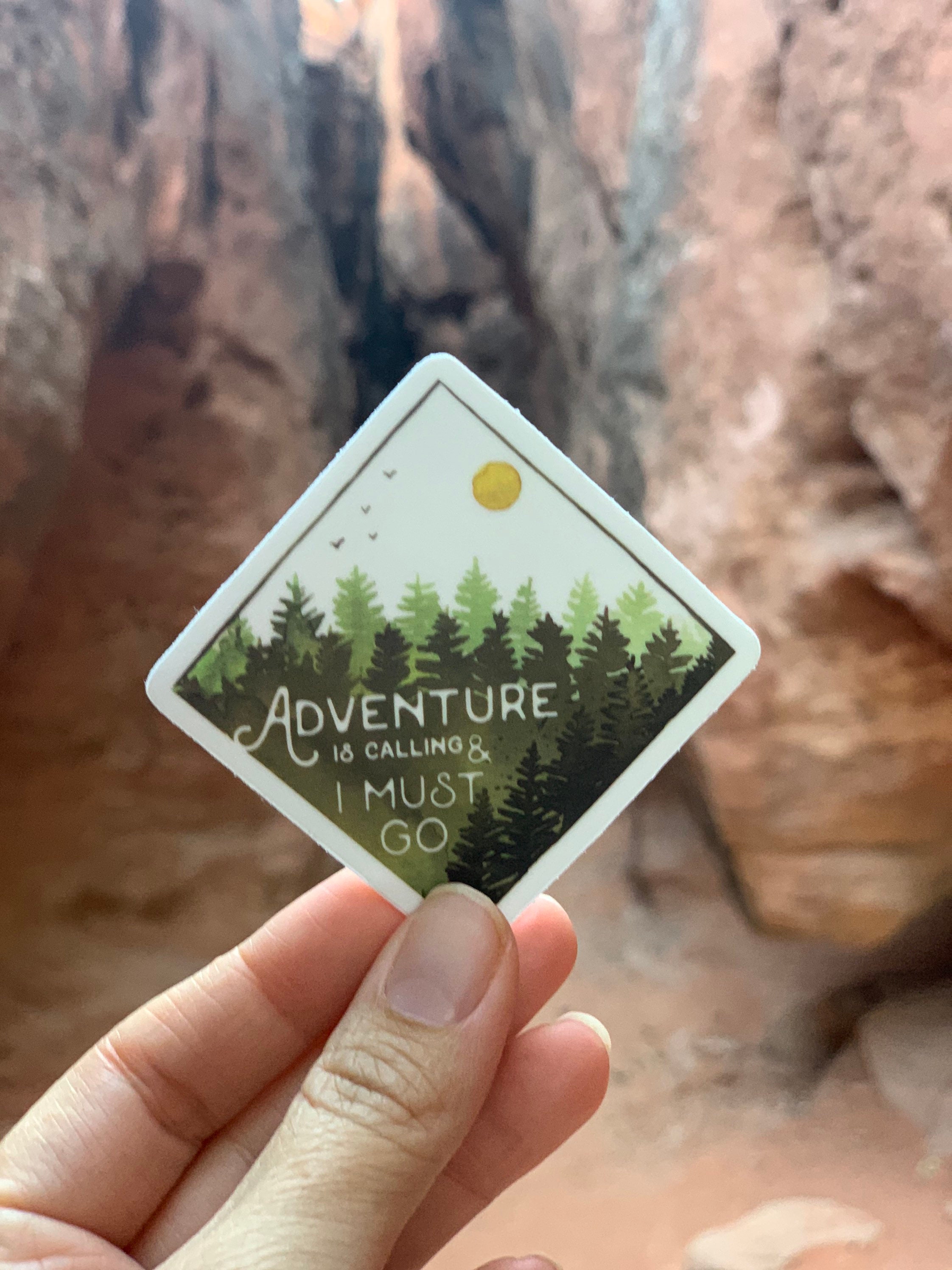 Adventure sticker adventure is calling and I must go travel | Etsy