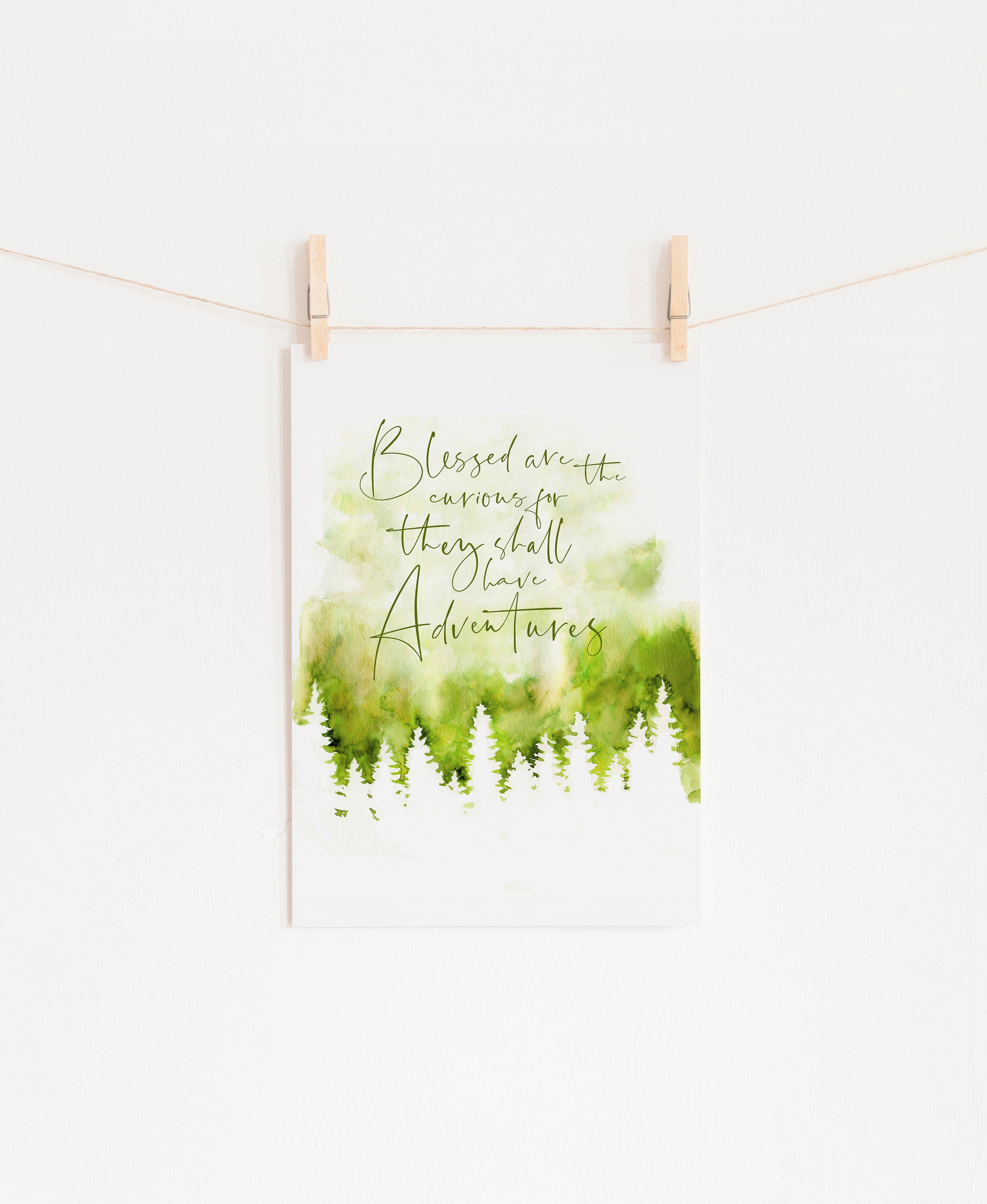 Blessed Are the Curious for They Shall Have Adventures - Etsy