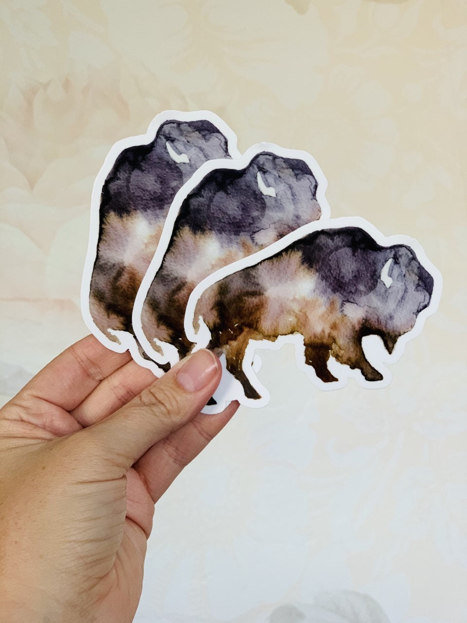 Buffalo Sticker Bison Sticker Boho Nursery Buffalo - Etsy