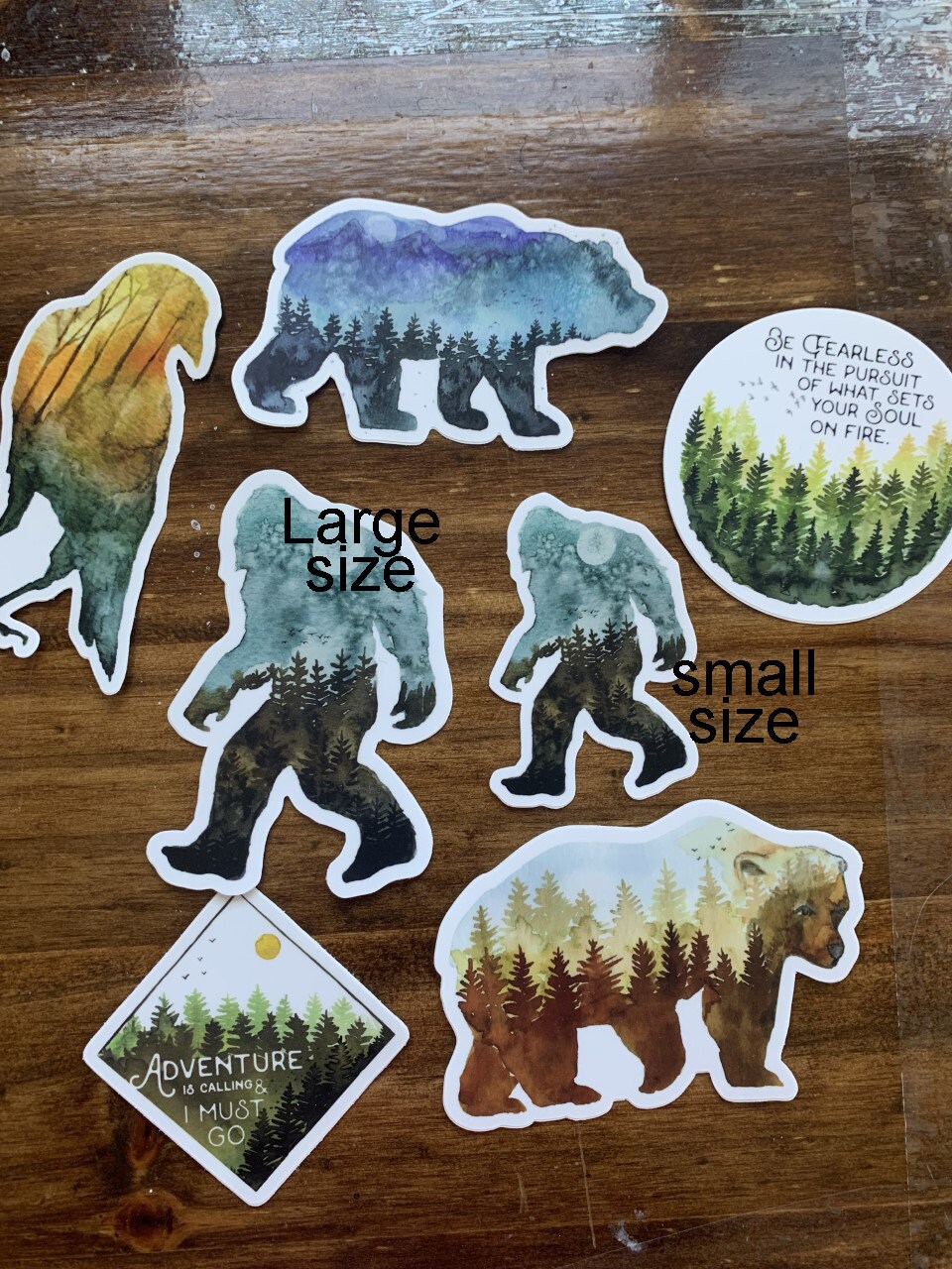 Big Foot Sticker Sasquatch Sticker Waterbottle Sticker - Etsy