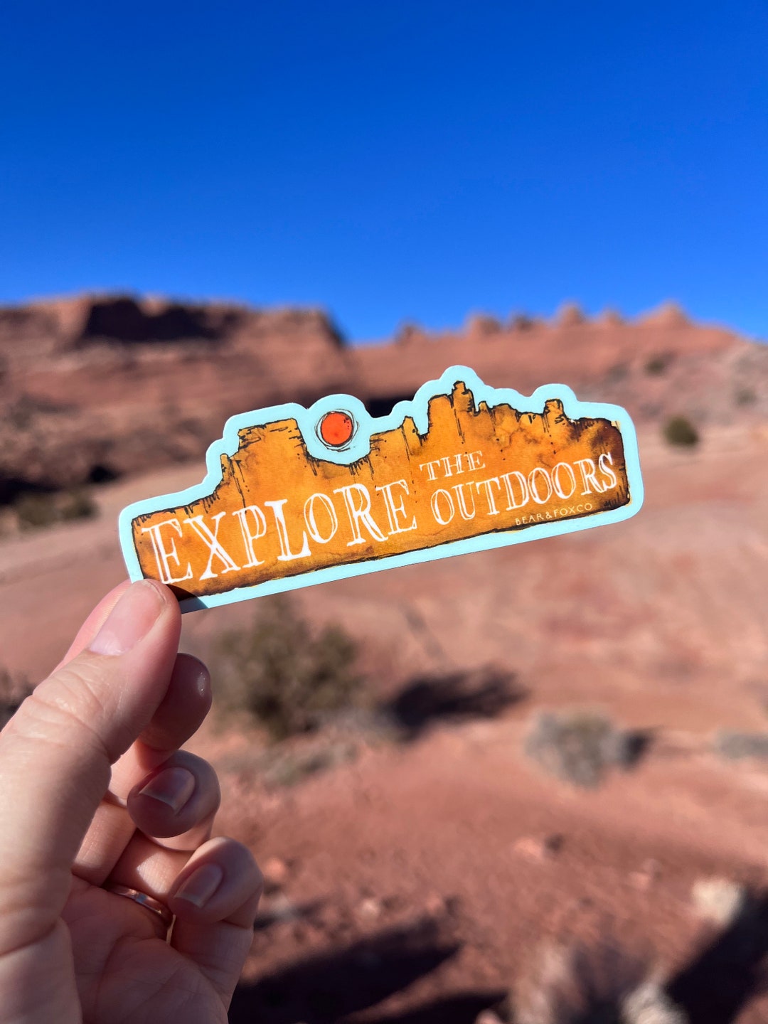 Explore the Outdoors Sticker: Waterproof Vinyl Art Decal - Etsy