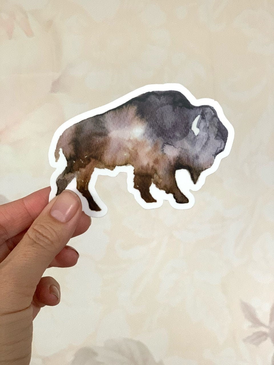 Buffalo Sticker Bison Sticker Boho Nursery Buffalo - Etsy