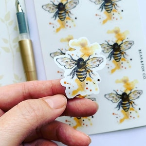 Bee Stickers, Bee Planner Sticker, Small Bee Stickers, Bumblebee ...
