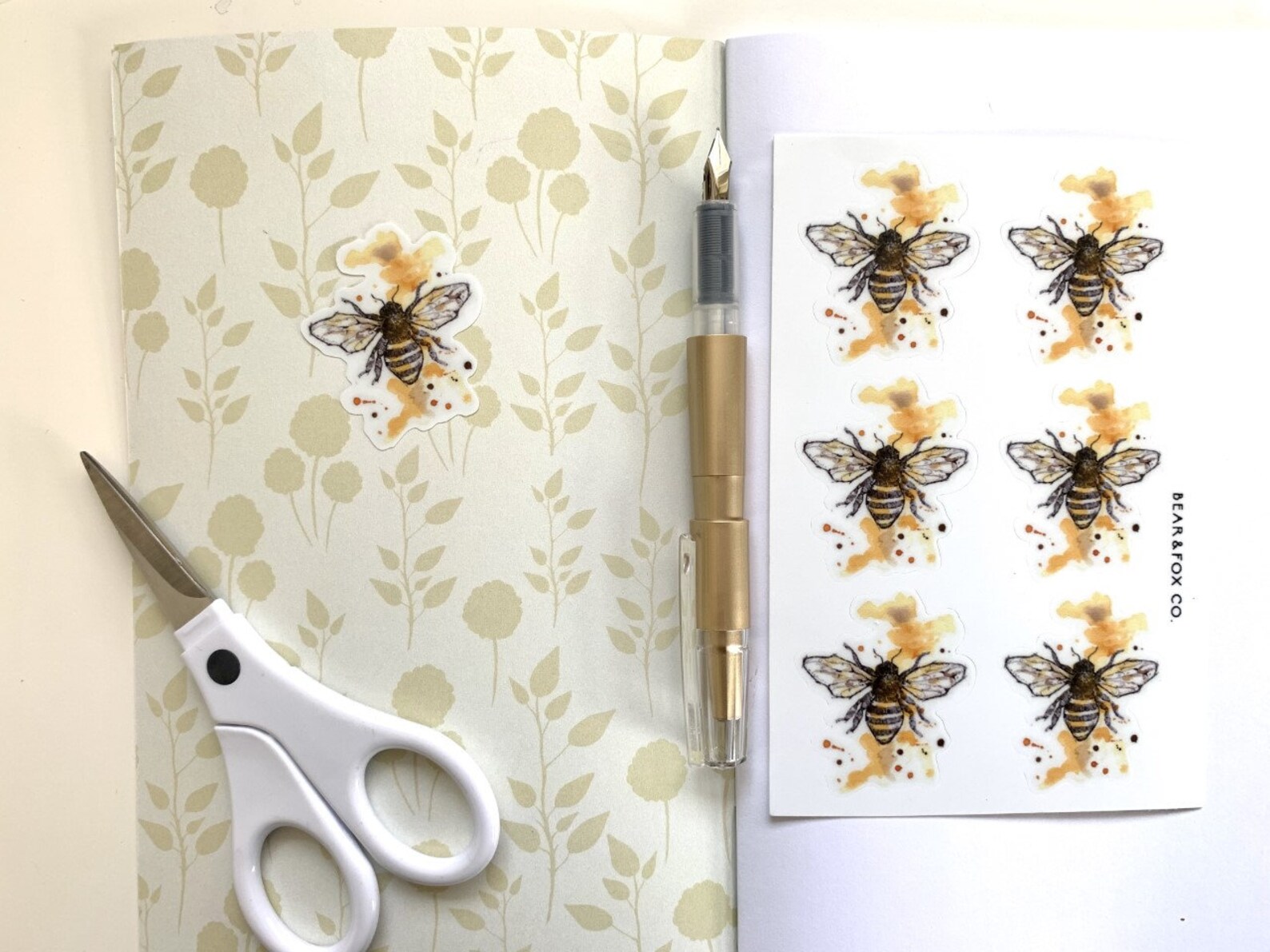 Bee Stickers Bee Planner Sticker Small Bee Stickers - Etsy