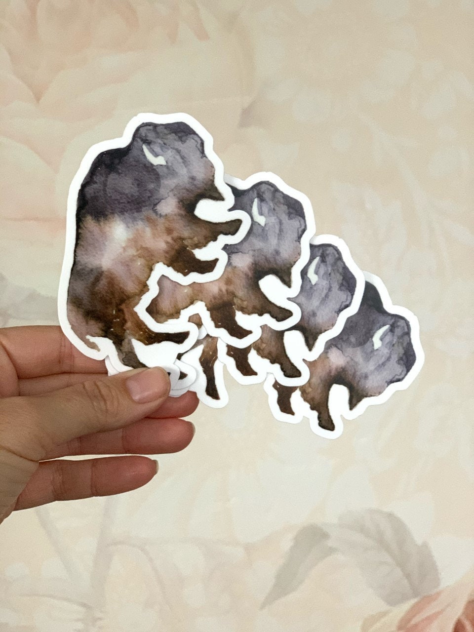 Buffalo Sticker Bison Sticker Boho Nursery Buffalo - Etsy