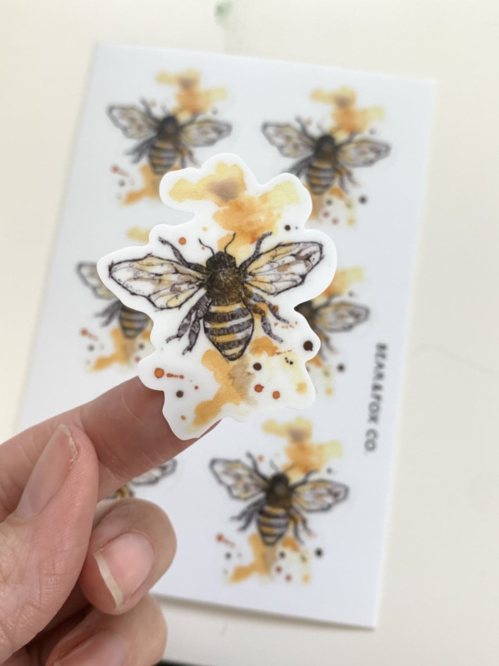 Bee Stickers Bee Planner Sticker Small Bee Stickers - Etsy