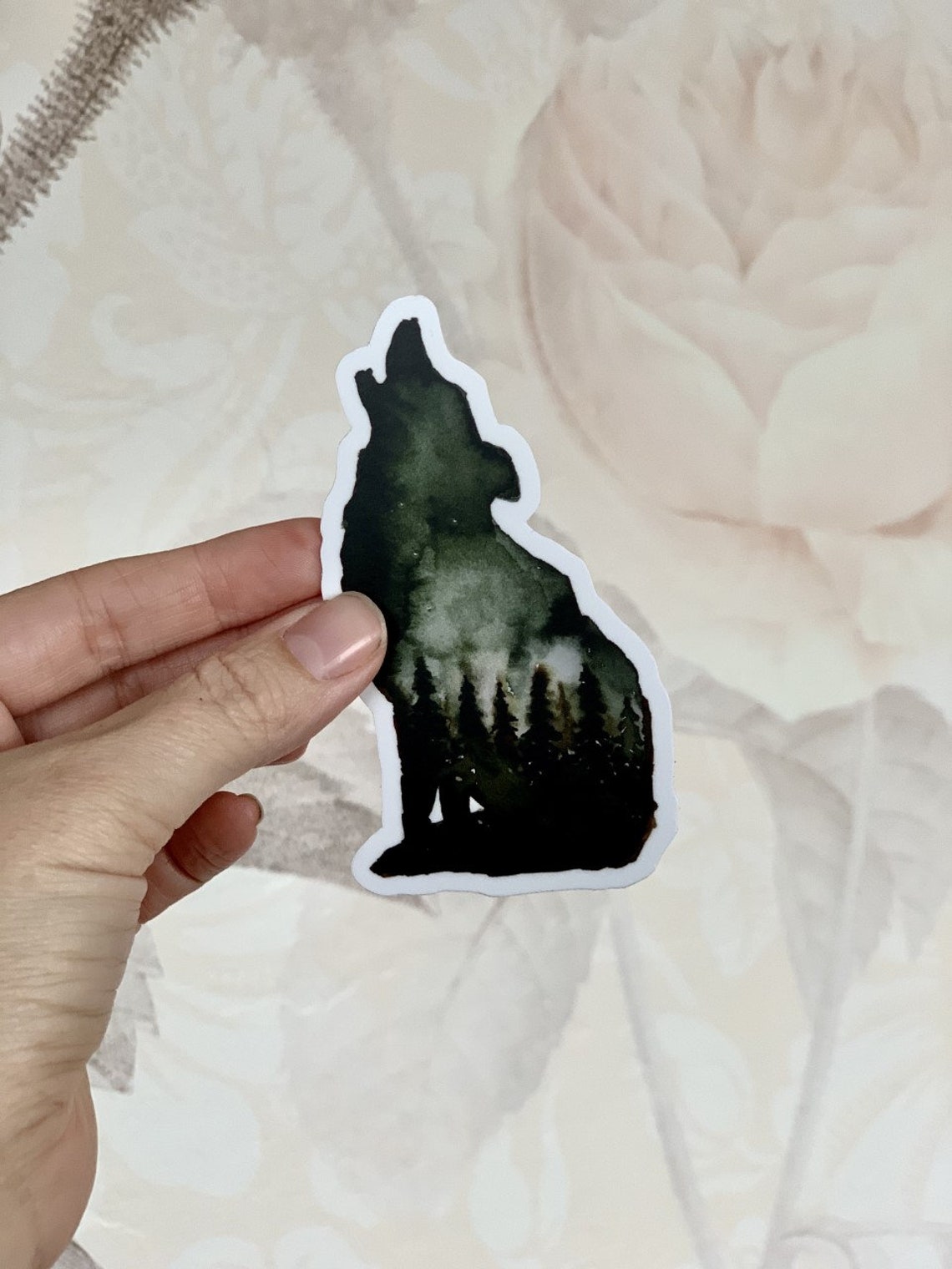 Wolf Sticker Wolf Image Howling Wolf Sticker Art Wolf - Etsy