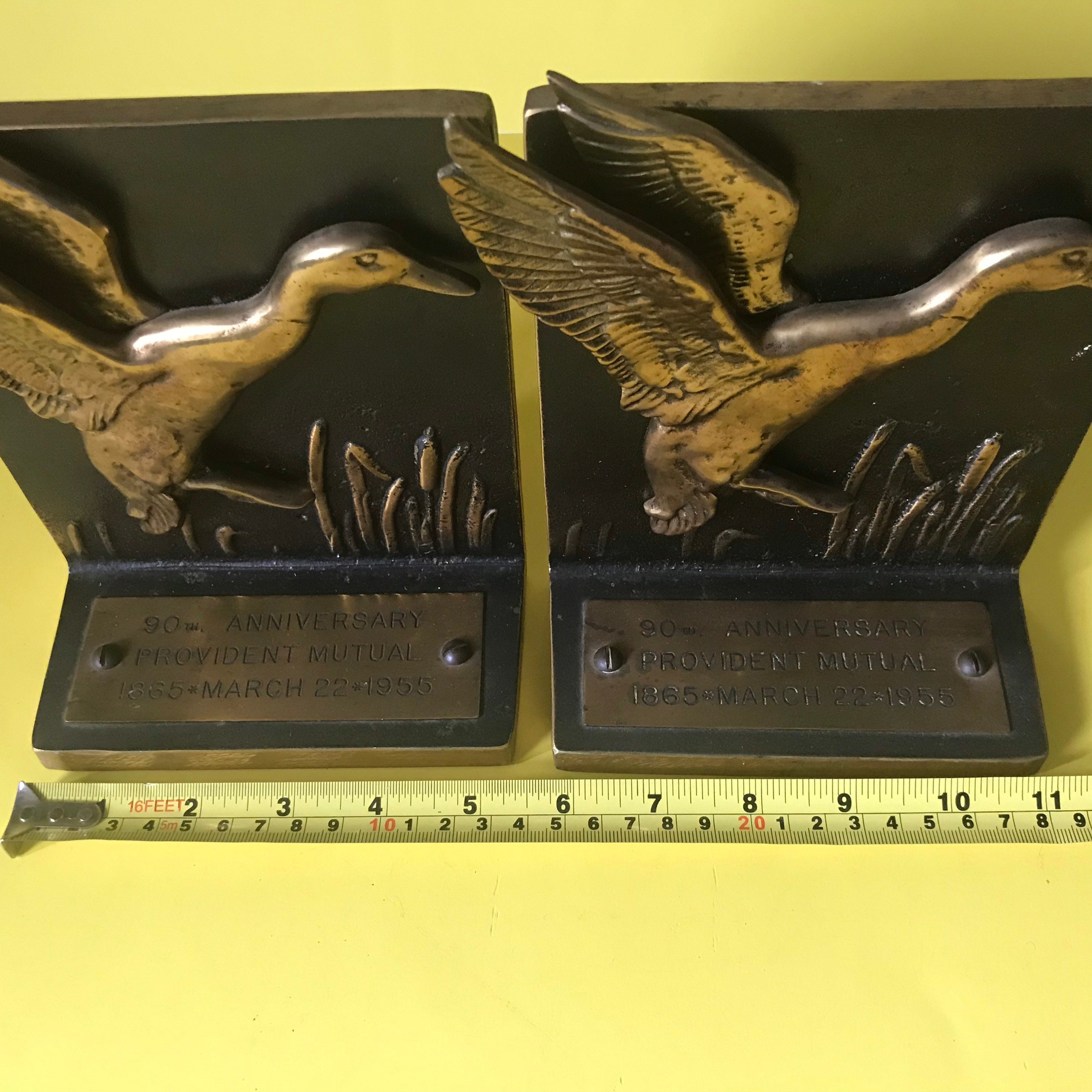 Vintage 1955 Provident Mutual 90th Anniversary Duck Bronze - Etsy