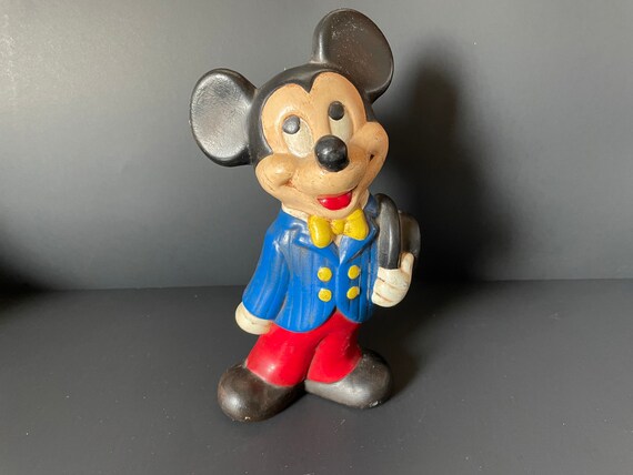 Vintage Walt Disney Mickey Mouse Ceramic Figurine Statue | Etsy