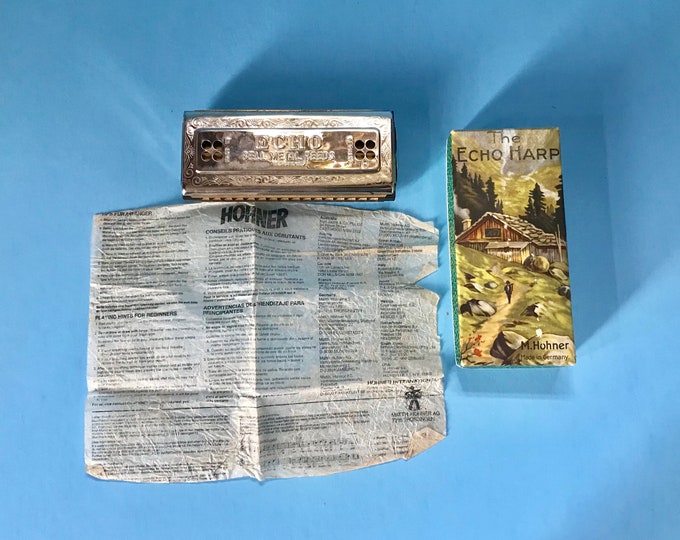 Vintage Hohner Harmonica the Echo Harp Two Sided in Key C and G - Etsy