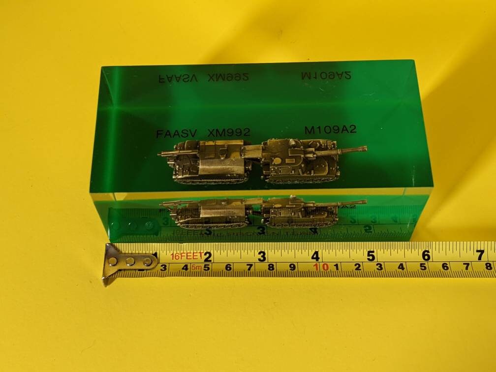 Vintage US Army Tank Paperweight the Proven Team - Etsy