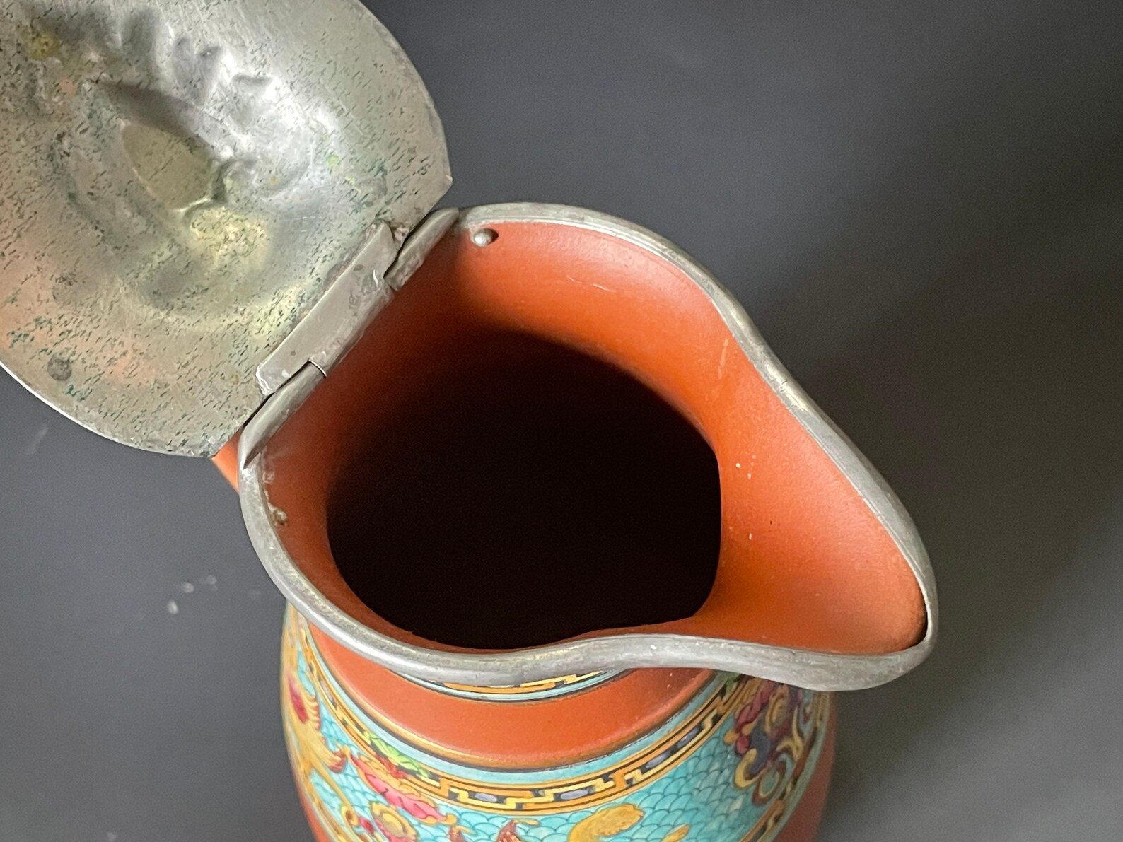 2 Antique F and R Pratt Fenton Pottery Terra Cotta Watcombe Pitchers - Etsy