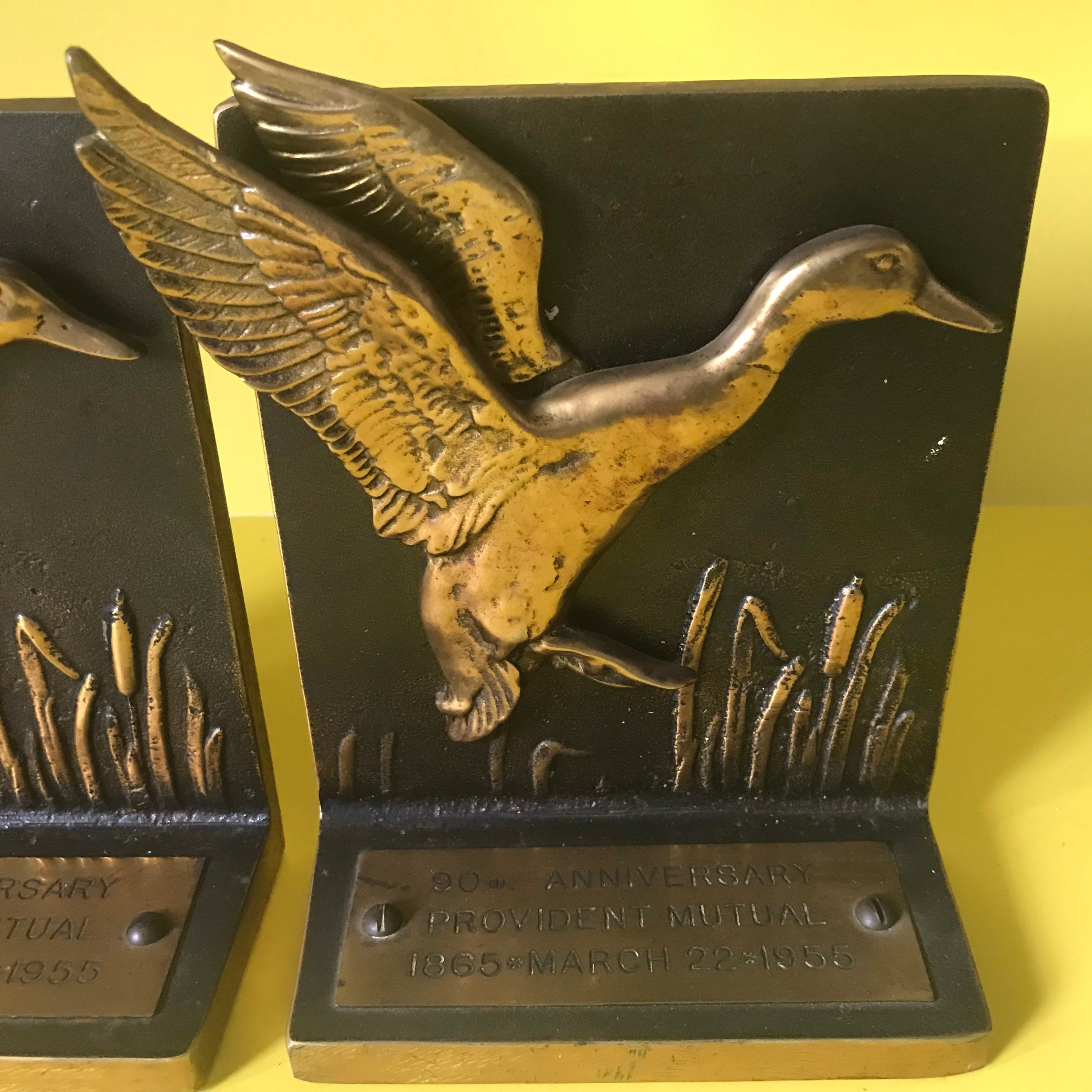 Vintage 1955 Provident Mutual 90th Anniversary Duck Bronze - Etsy