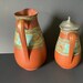2 Antique F and R Pratt Fenton Pottery Terra Cotta Watcombe Pitchers - Etsy