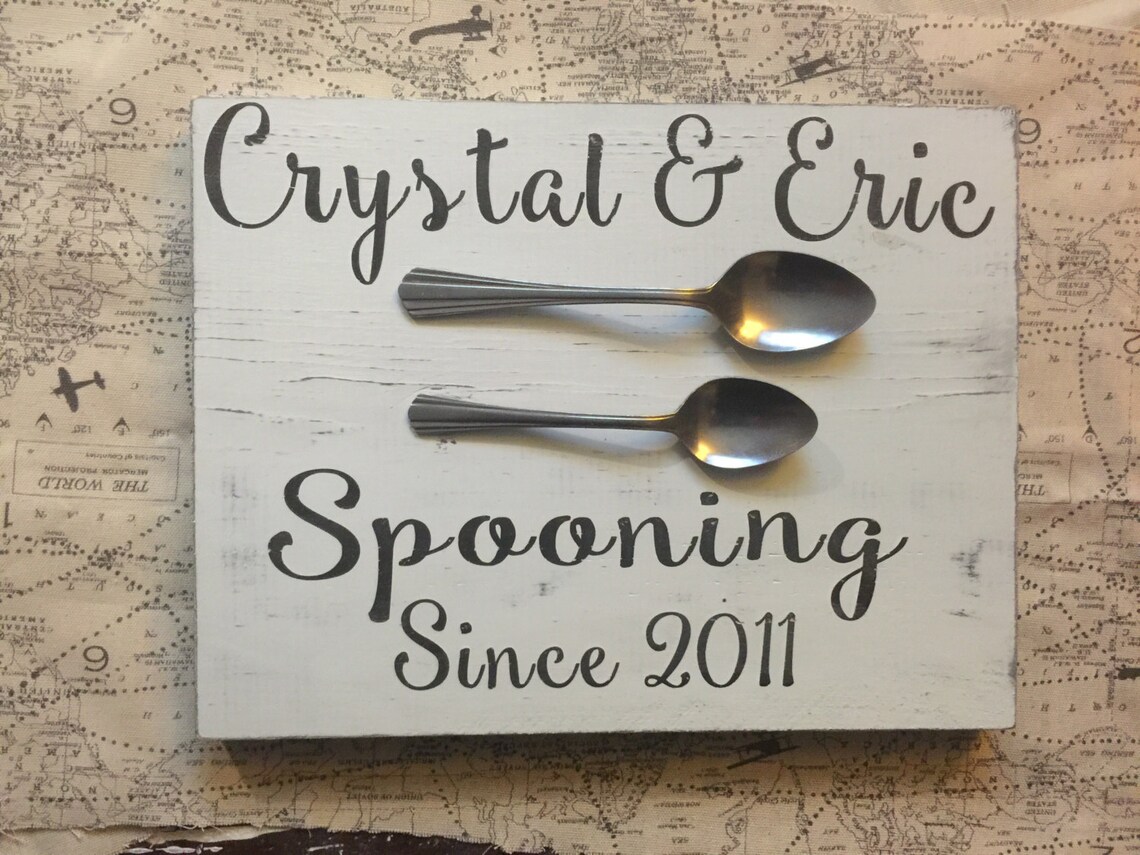 Spooning Sign - Etsy