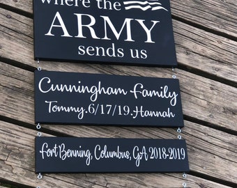 Army Base Sign - Etsy