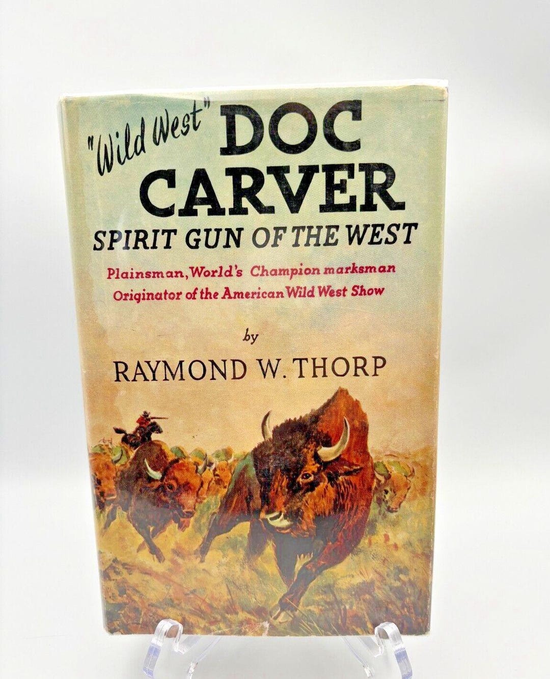 1957 1st Edition "wild West Doc Carver: Spirit Gun of the West" by ...