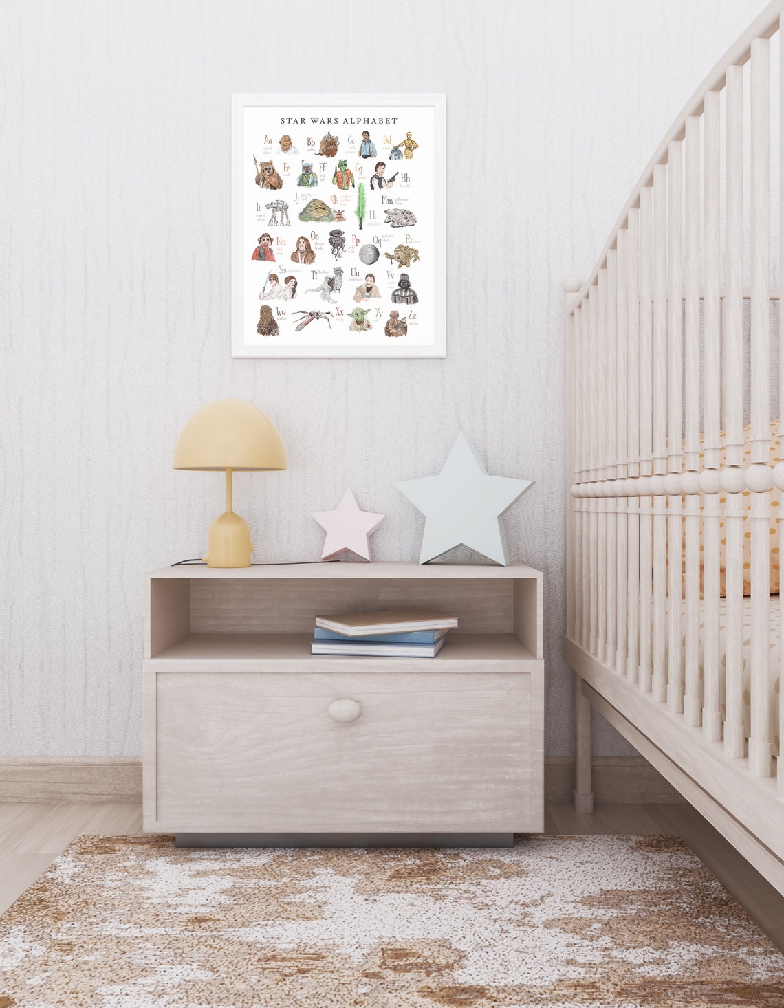 Digital Download Printable Star Wars Alphabet Chart Star - Etsy