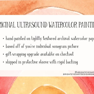 Custom Ultrasound Painting, Watercolor Ultrasound, Custom Sonogram ...