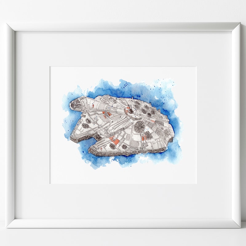 Millenium Falcon Print - Etsy