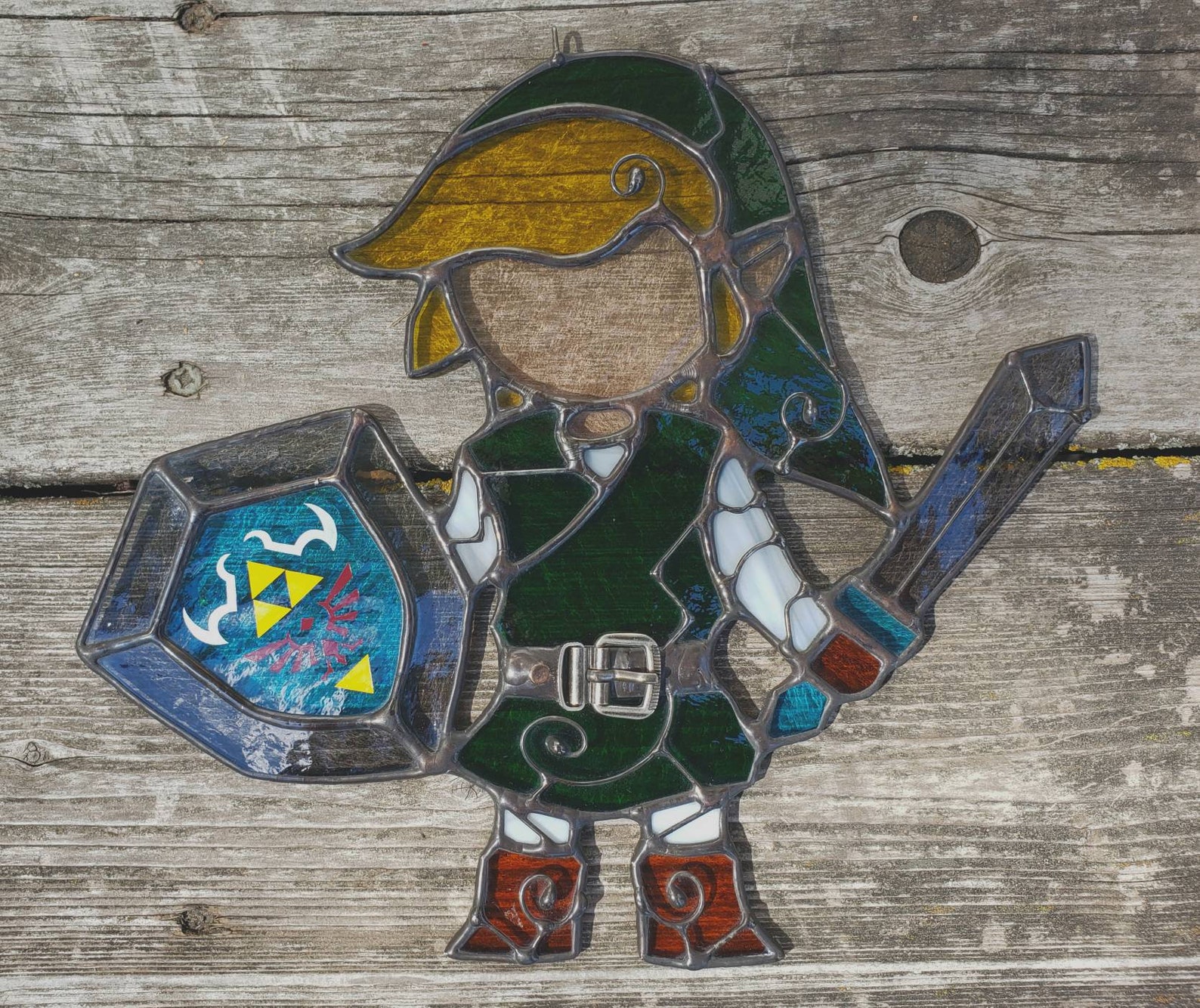Stained Glass Link - the Legend of Zelda: Ocarina of Time - Etsy