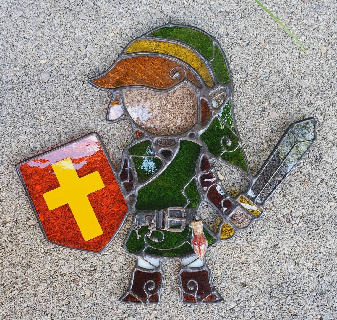 Stained Glass Link - the Legend of Zelda - Etsy