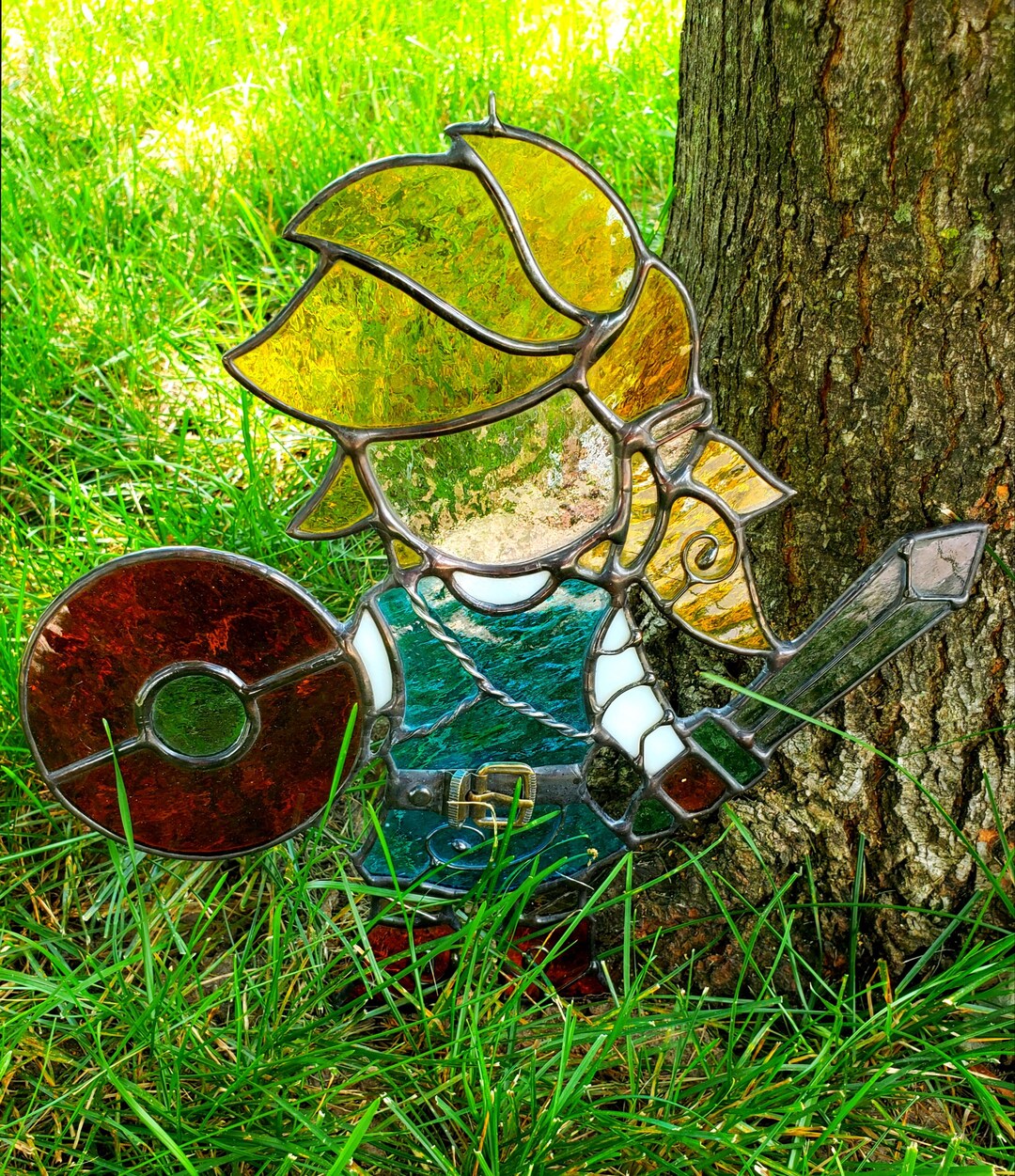 Stained Glass Link - the Legend of Zelda: Tears of the Kingdom - Etsy