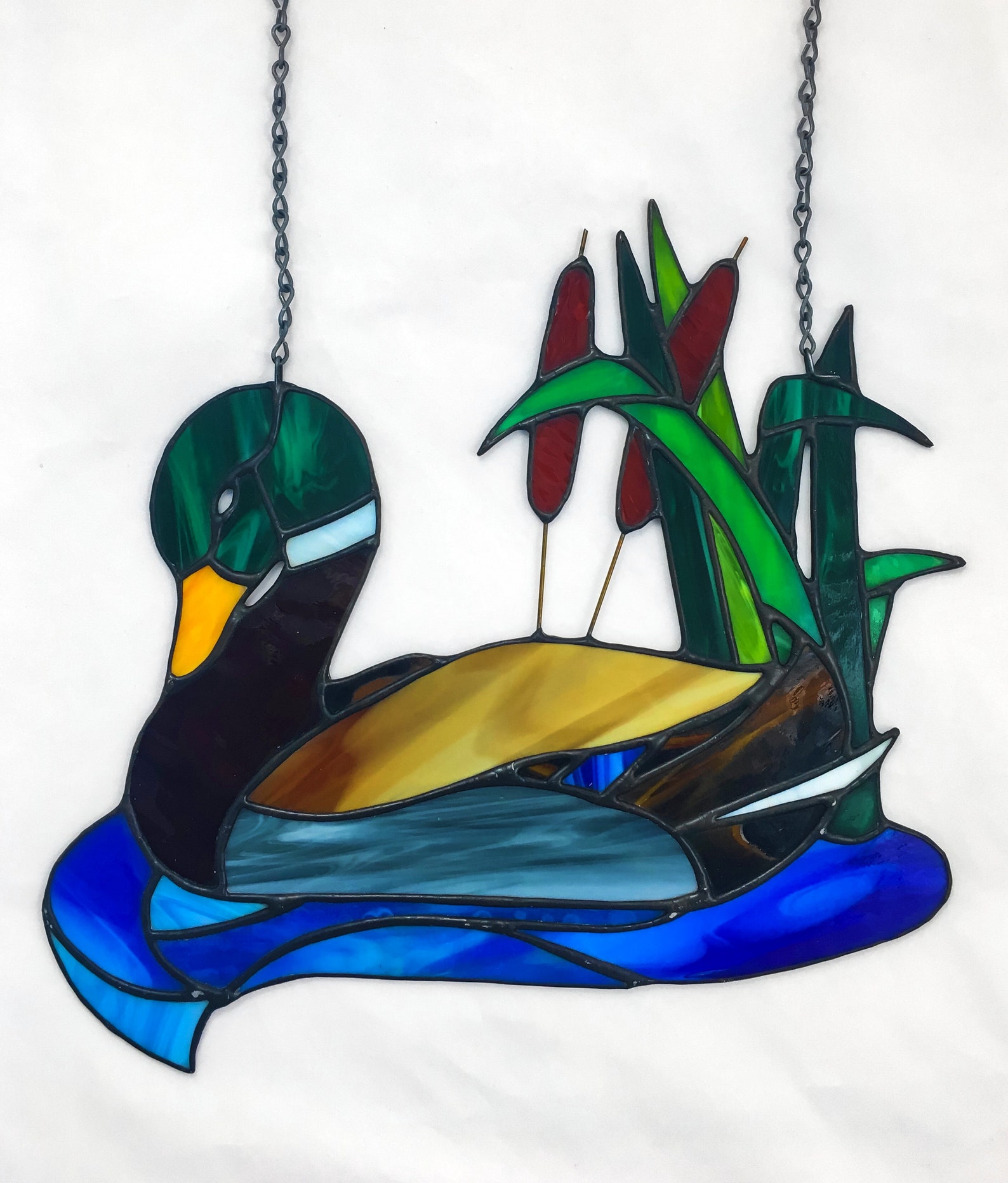Stained Glass Duck | Etsy