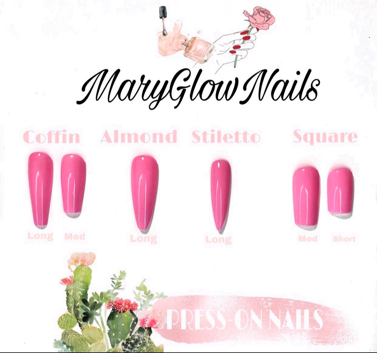 IM NOT Basic-press on Nails-luxury Nails-fun Nails-nail Art-hand ...