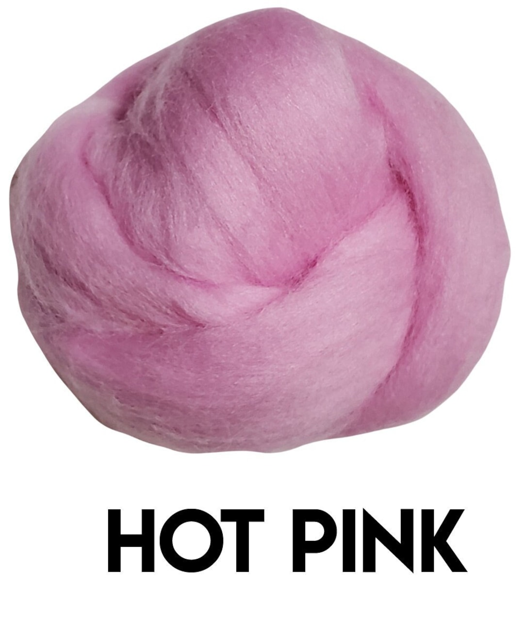 HOT PINK Roving Wool in 1 Oz and 2 Oz Packs. Our Best Selling Merino ...