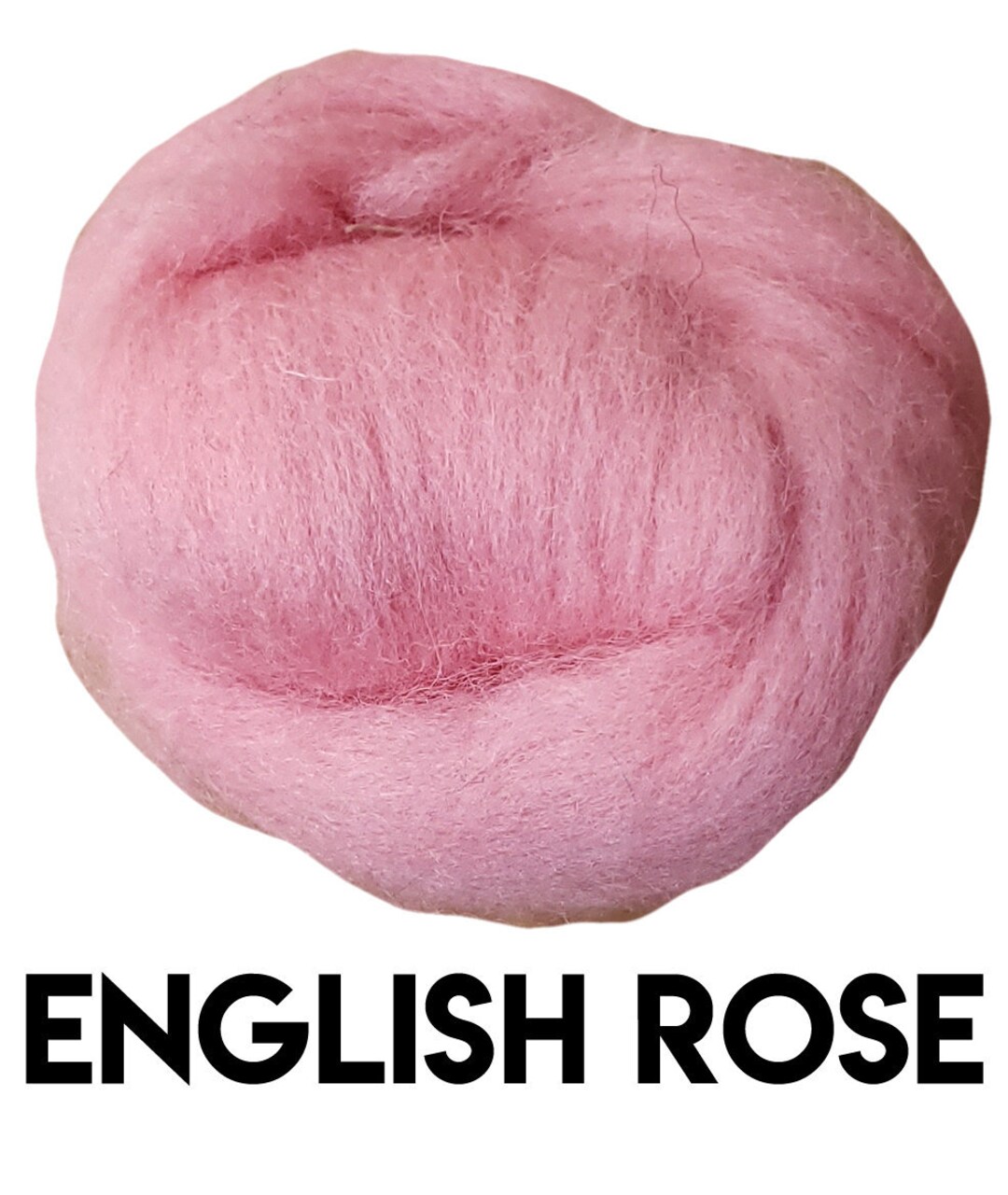 ENGLISH ROSE Roving Wool in 1 Oz and 2 Oz Packs. Our Bestselling Merino ...
