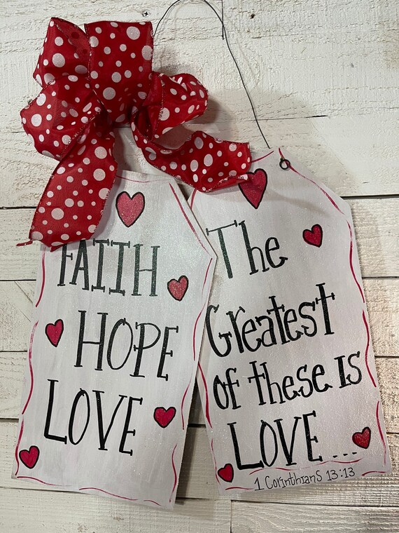 Valentine Tags Door Hanger - Etsy
