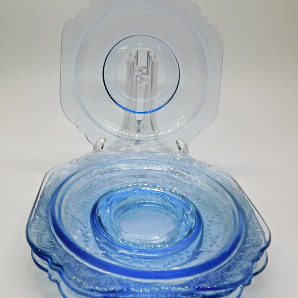 Blue Madrid Depression Glass - Etsy