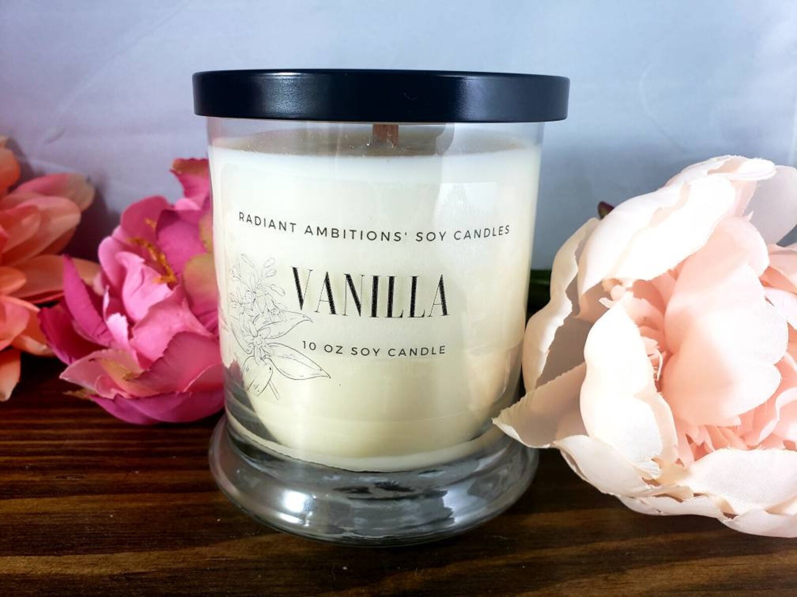 Vanilla Soy Candle - Etsy