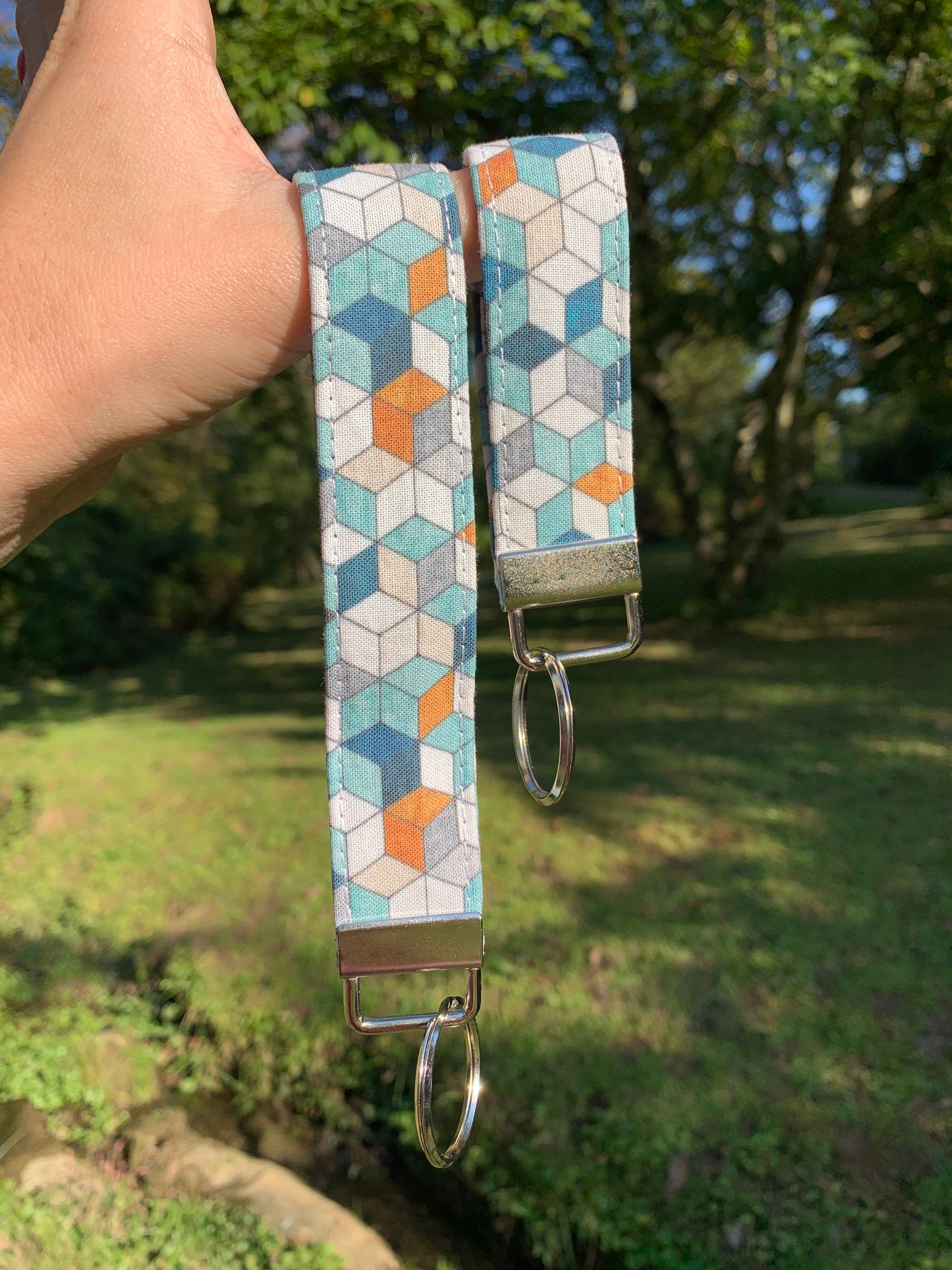 Key Fob Regular and Mini Matching Key Fob Personalizable | Etsy