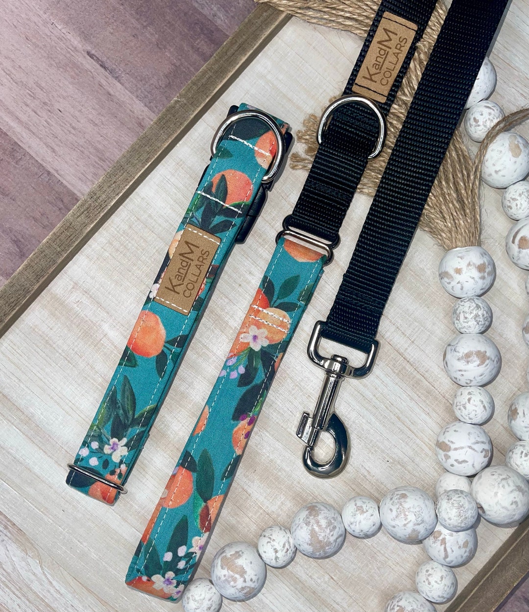 Matching Dog Leash 3/4" and 1", Tab Leash, 4 Foot Leash, 5 Foot Leash ...