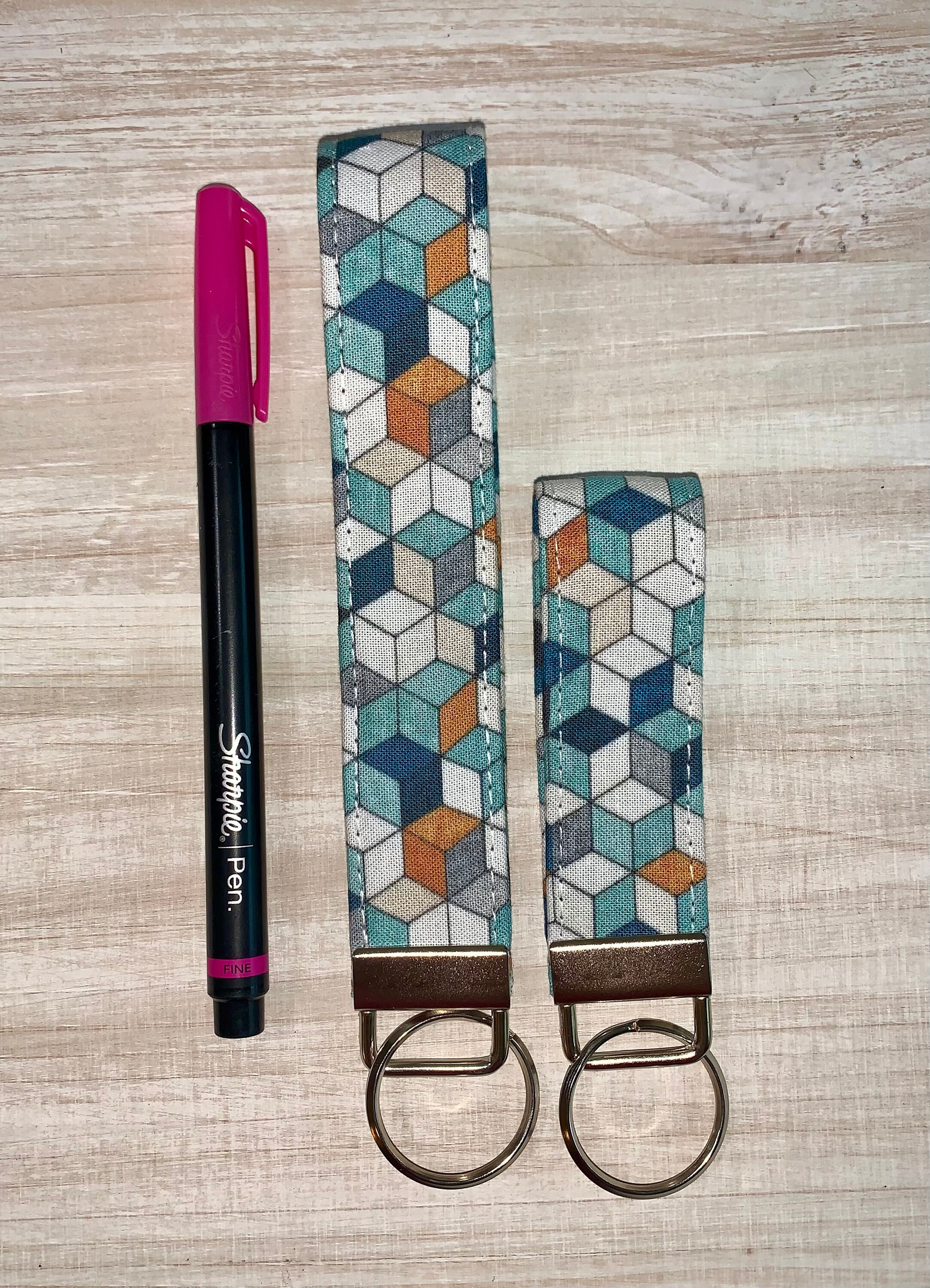 Key Fob Regular and Mini Matching Key Fob Personalizable | Etsy