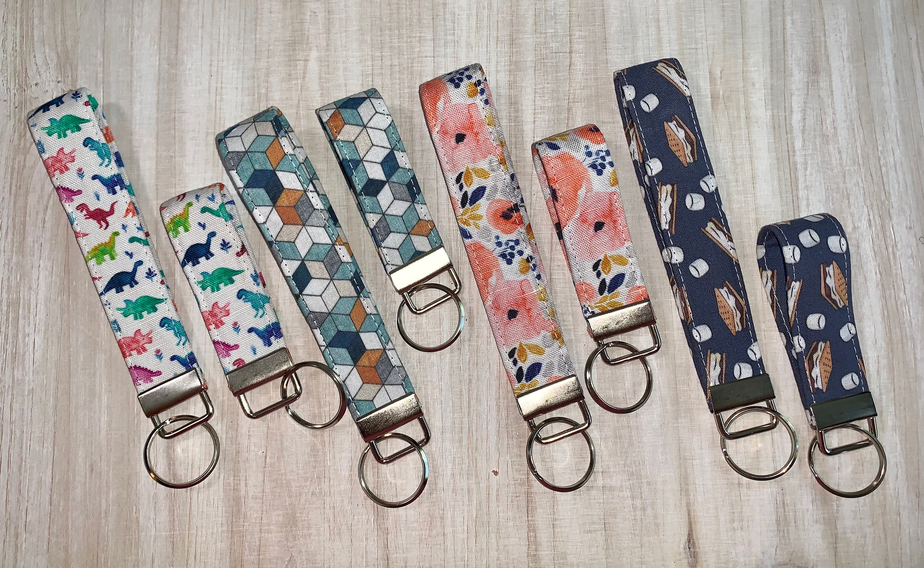 Key Fob Regular and Mini Matching Key Fob Personalizable | Etsy