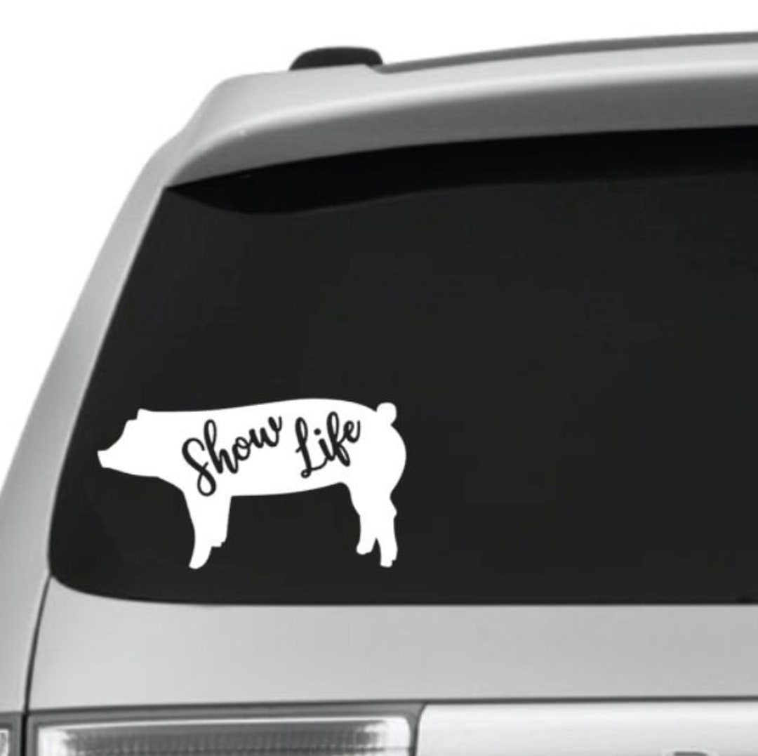 Show Life Hog Decal - Etsy