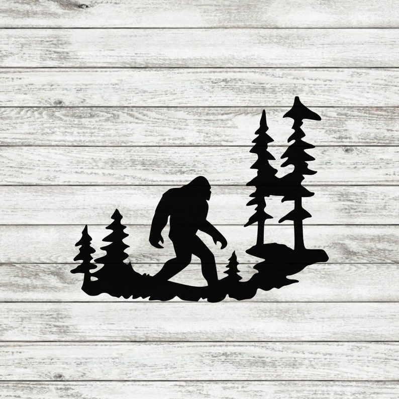 Bigfoot Vinyl Decal/Sticker Window Decal Laptop Sticker | Etsy